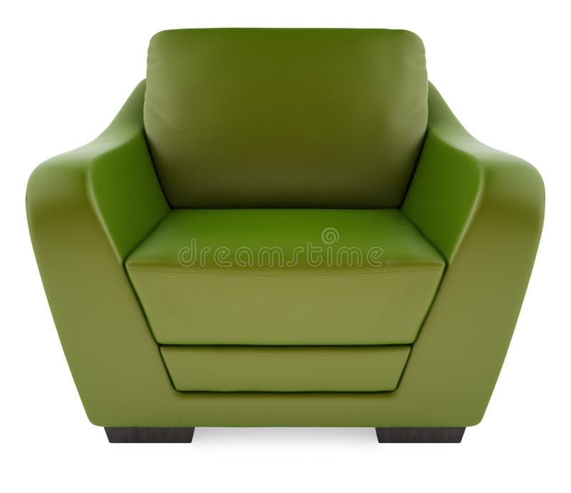 Green chair stock photo. Image of chair, white, living - 9637994