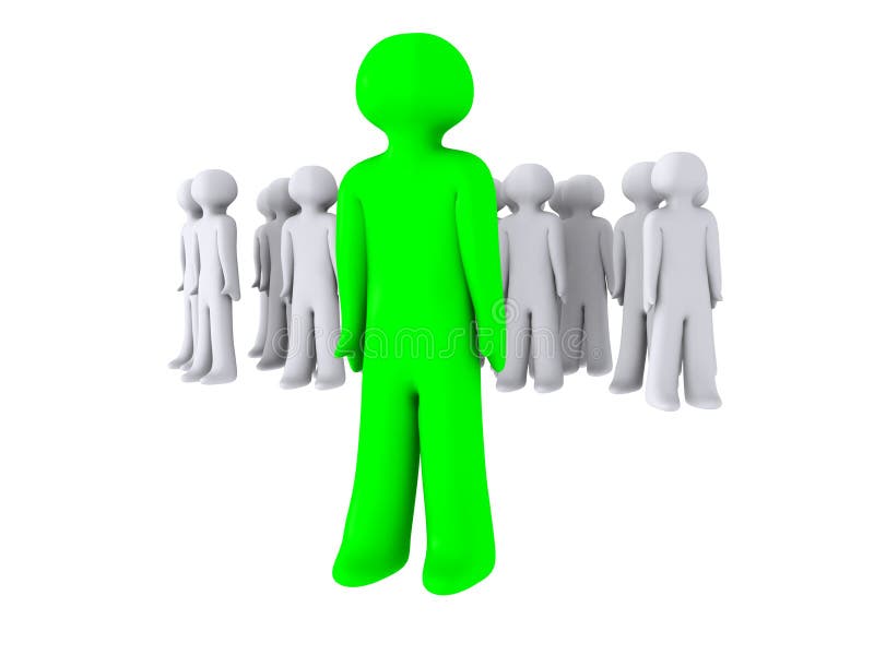 Green leader boat stock illustration. Illustration of responsibility ...