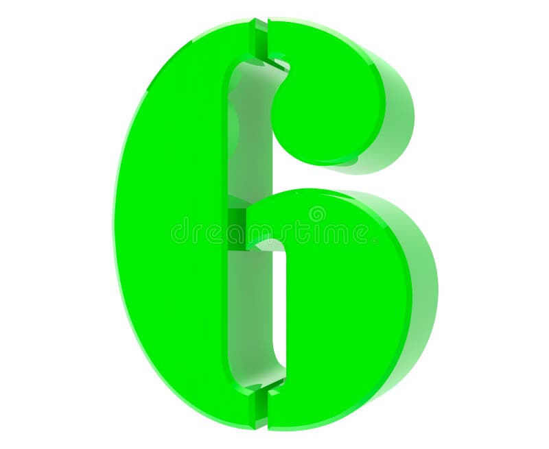 Green Number 6 Stock Illustrations – 1,138 Green Number 6 Stock ...