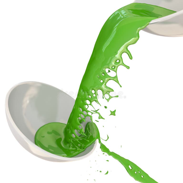Cartoon Green Color Paint Bucket Painting Stock Illustrations – 72 ...