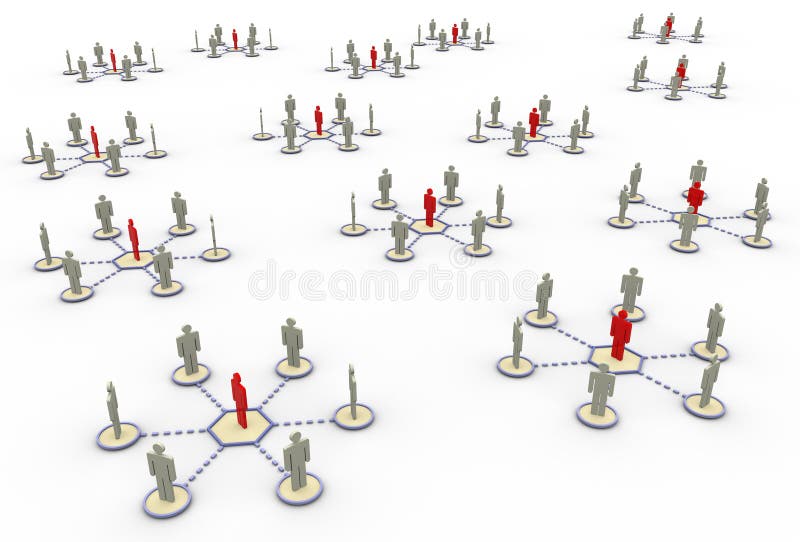 3d groep netwerken stock illustratie. Illustration of idee - 22171019