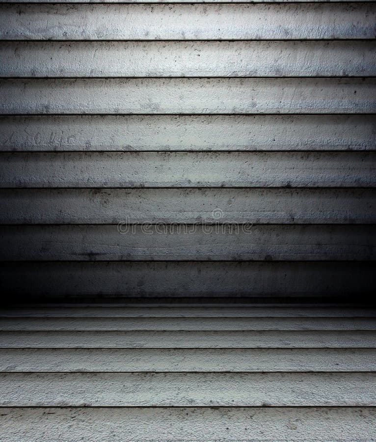 3d Grunge Metal Texture, Empty Interior Stock Photo - Image of heavy ...