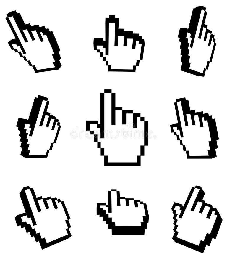 Computer Hand Cursors 3d Stock Illustrations – 73 Computer Hand Cursors ...