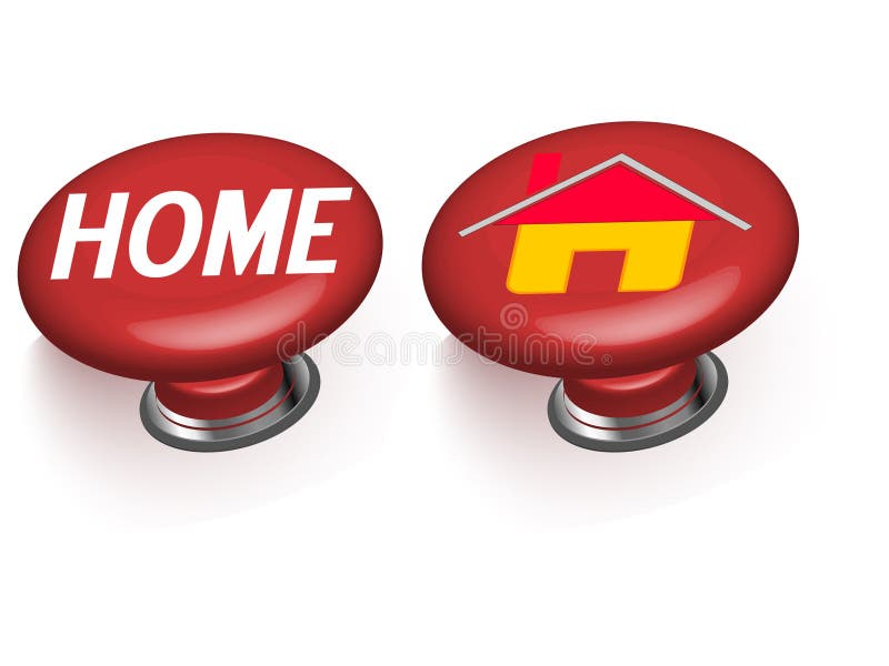 3d Home Buttons Picture. Image: 13697183