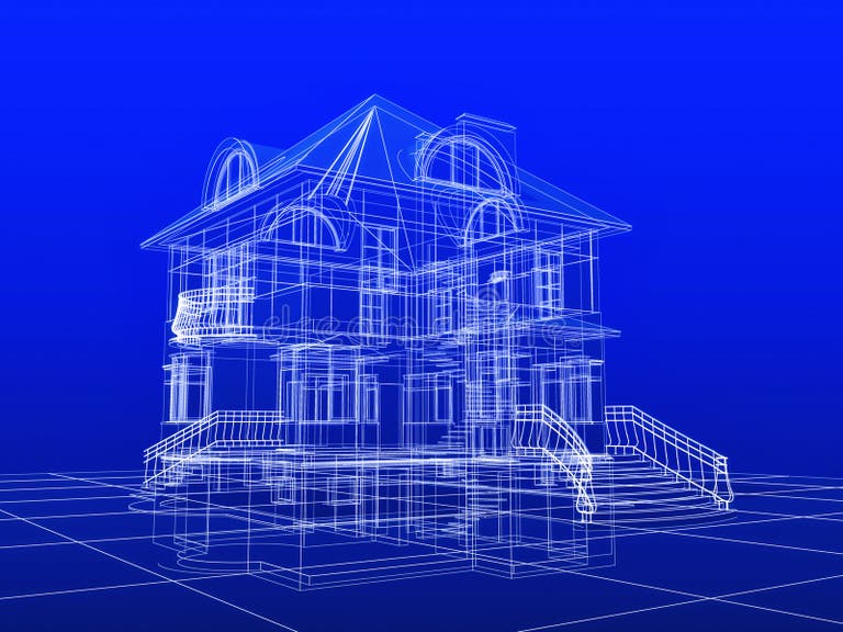 House Blueprint Pattern Stock Illustrations – 6,424 House Blueprint ...