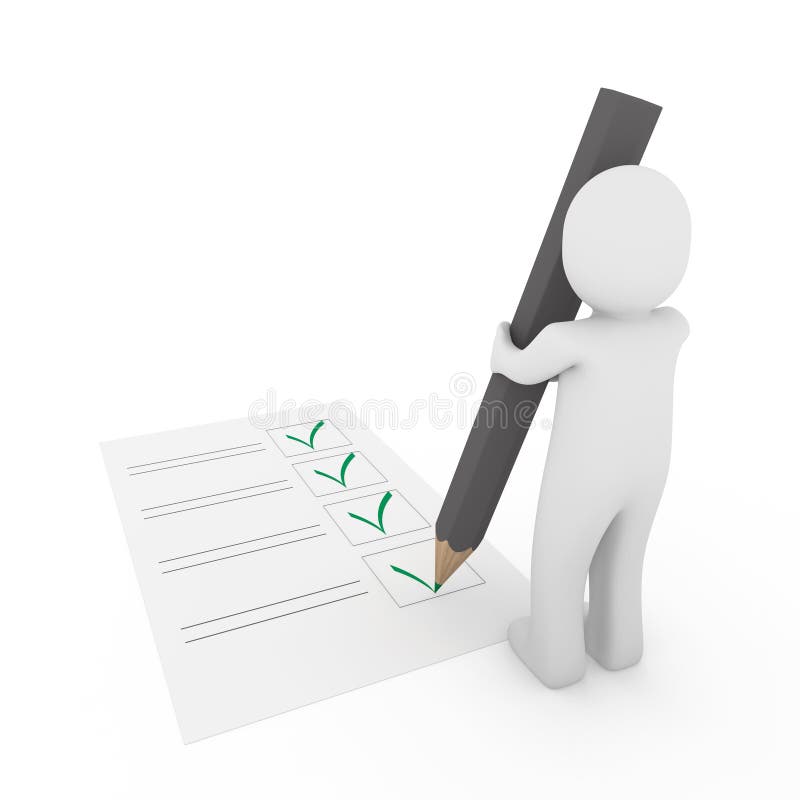 3d Human Check Paper Pencil Stock Illustrations – 79 3d Human Check ...