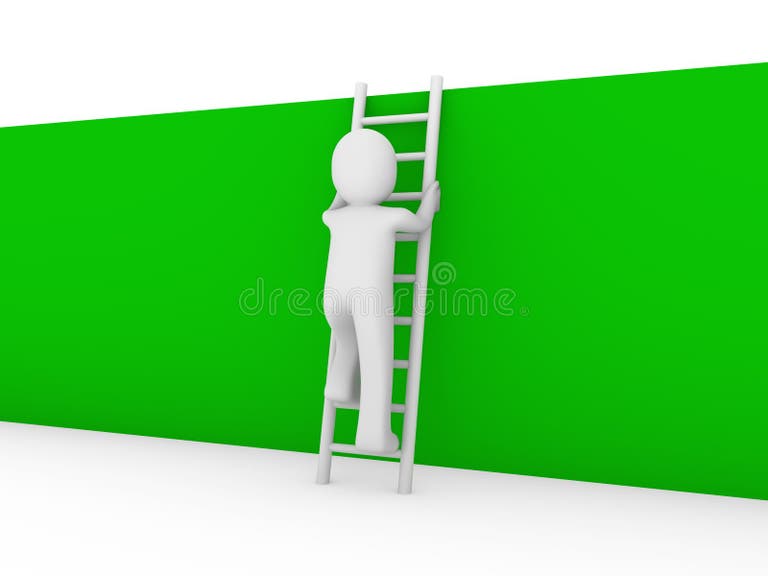 Guy Climbing Up Ladder Stock Illustrations – 139 Guy Climbing Up Ladder ...