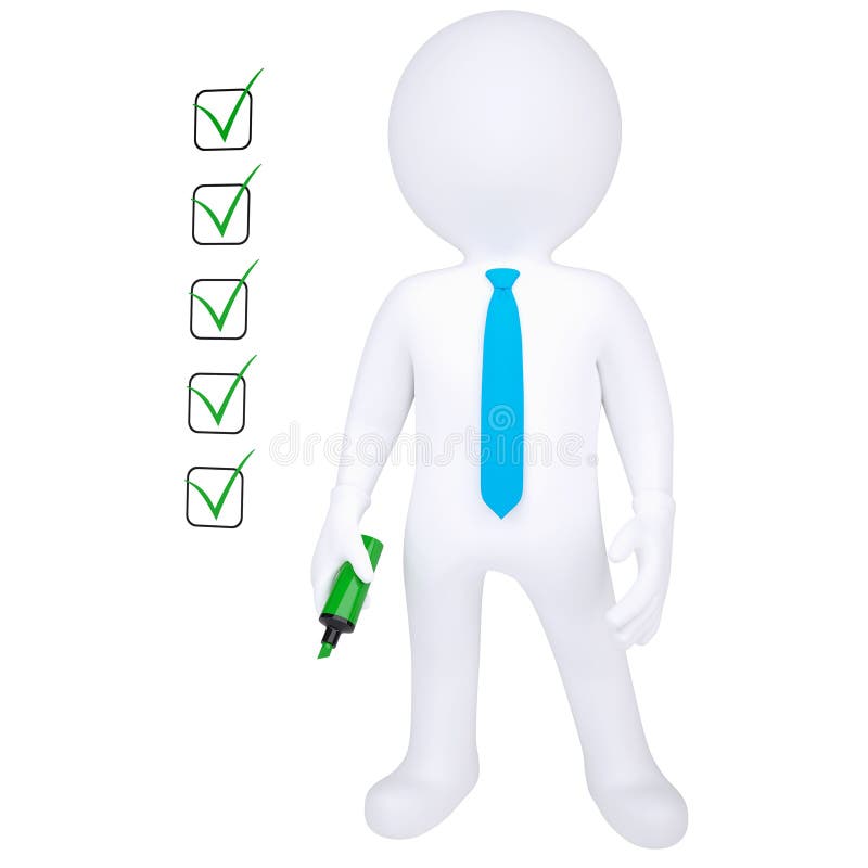 3d Human Marker Check List Stock Illustrations – 23 3d Human Marker ...