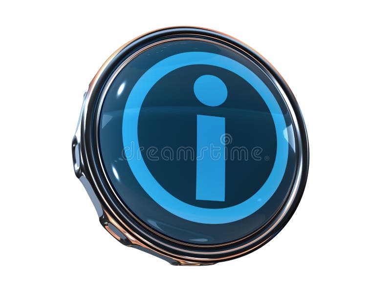 3d icon Info stock illustration. Illustration of circle - 3967929