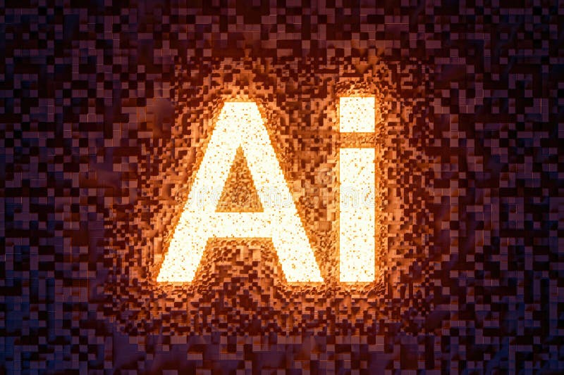3d Artificial Intelligence Letters Stock Illustrations – 151 3d ...