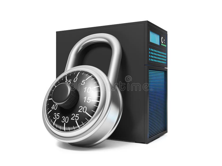 3d Illustration: Information Security. Stock Illustration ...