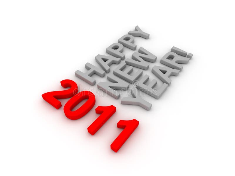 The Year 2011 stock illustration. Illustration of number - 14088769