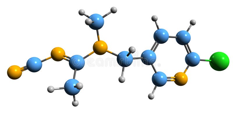 3D Image of Nicotine-derived Nitrosamine Ketone Skeletal Formula Stock ...