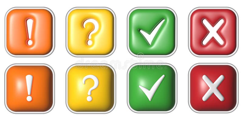 D Tick Icons Stock Illustrations – 9 D Tick Icons Stock Illustrations ...