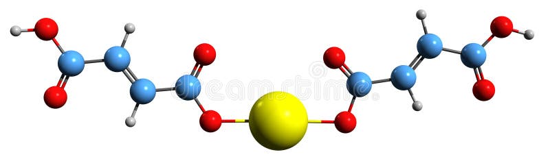 3D Image of Calcium Cyanamide Skeletal Formula Stock Illustration ...