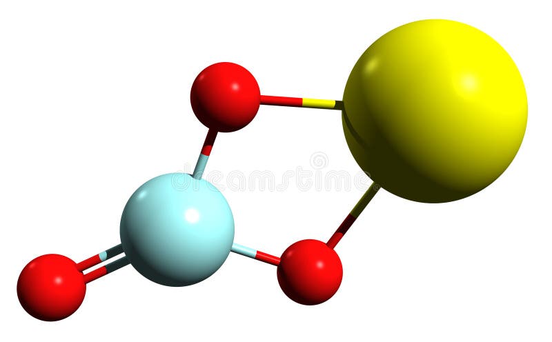 3D Image of Calcium Cyanamide Skeletal Formula Stock Illustration ...