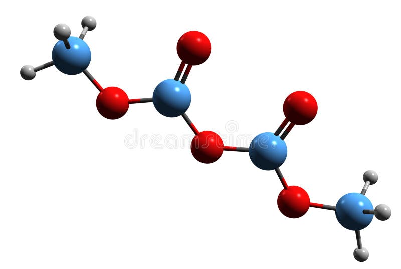 3D Image of Dimethyl Sulfoxide Skeletal Formula Stock Illustration ...