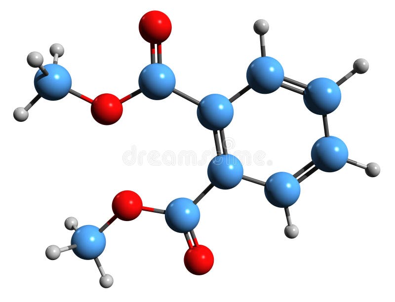 3D Image of Dimethyl Sulfoxide Skeletal Formula Stock Illustration ...