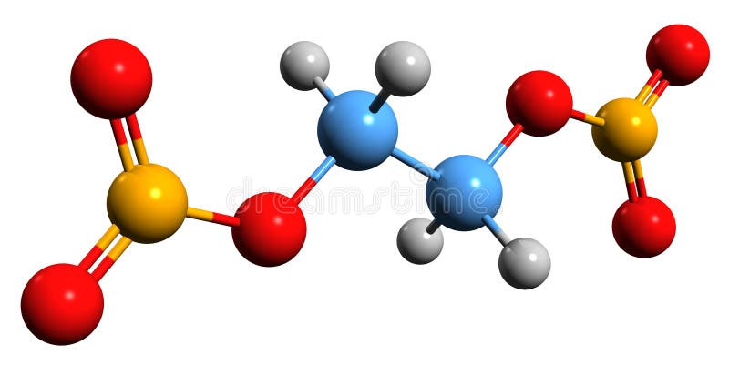 3D Image of Ethylene Skeletal Formula Stock Illustration - Illustration ...