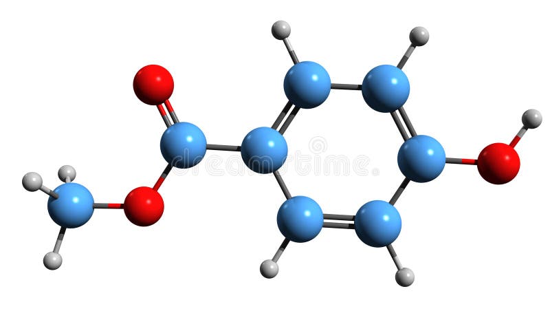 3D Image of Chloroform Skeletal Formula Stock Illustration ...