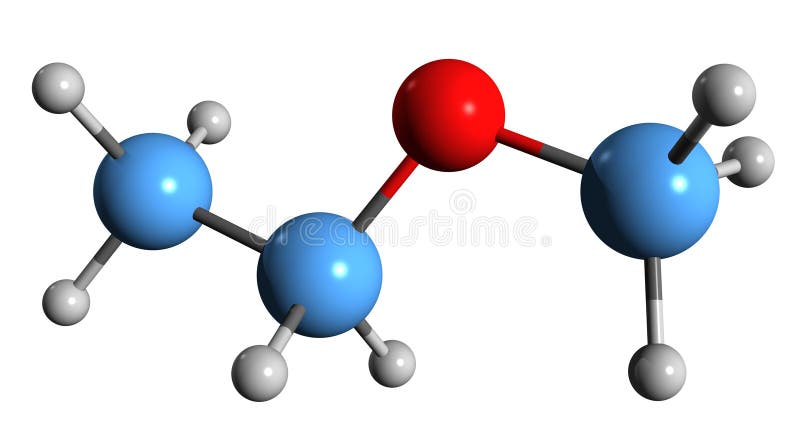 3D Image of Dimethyl Fumarate Skeletal Formula Stock Illustration ...