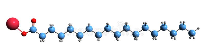 3D Image of Sodium Azide Skeletal Formula Stock Illustration ...