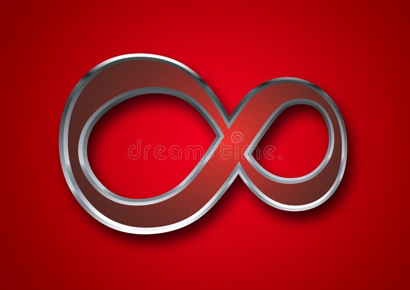 3D Infinity symbol stock illustration. Illustration of infinity - 2570093