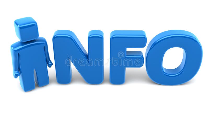 3D INFO Man stock illustration. Illustration of graphic - 16610385