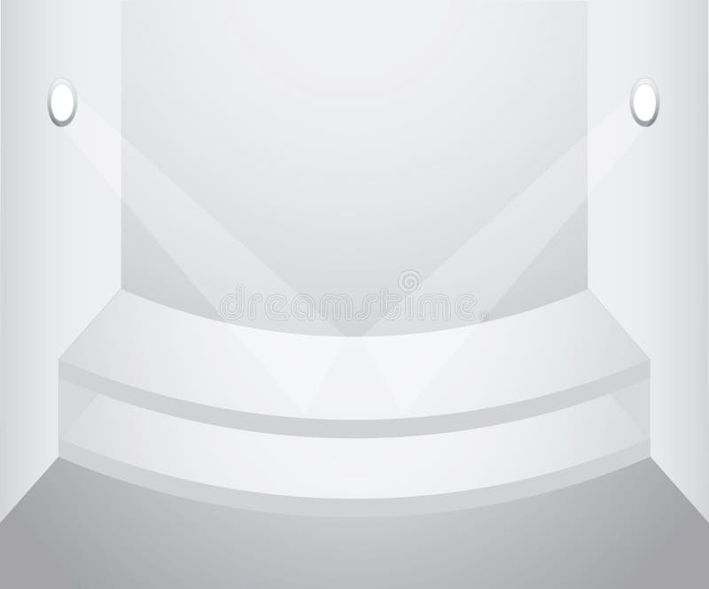 3d isolated empty room stock vector. Illustration of place - 20241937