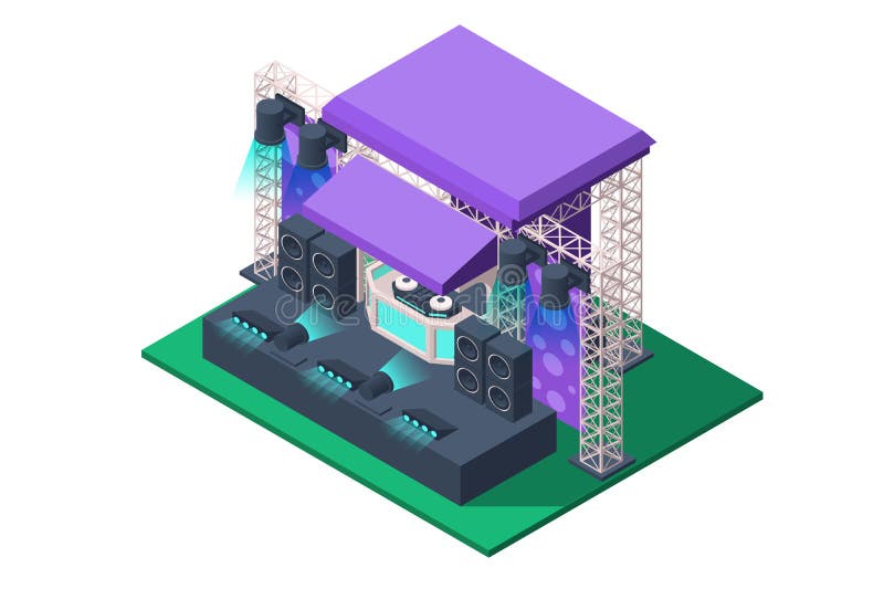 Speakers Isometric Stock Illustrations 1 092 Speakers Isometric Stock