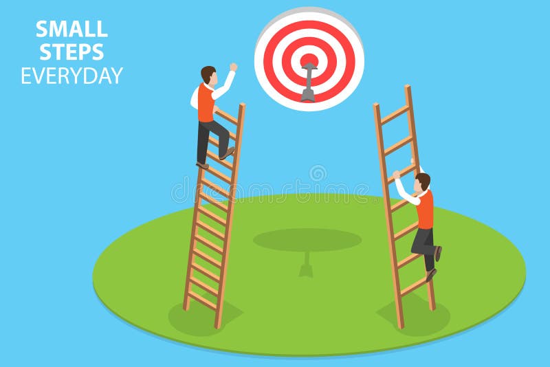 People Taking Steps Stock Illustrations – 45 People Taking Steps Stock ...