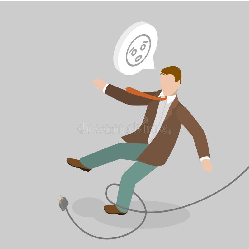 Cable Man Running Stock Illustrations – 49 Cable Man Running Stock ...