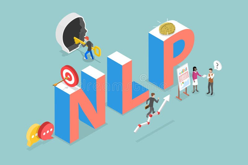 3D Isometric Flat Vector Illustration of NLP Stock Vector ...