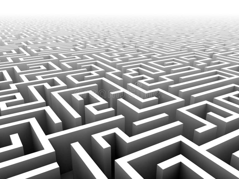 Complicated Labyrinth Stock Illustrations – 6,910 Complicated Labyrinth ...