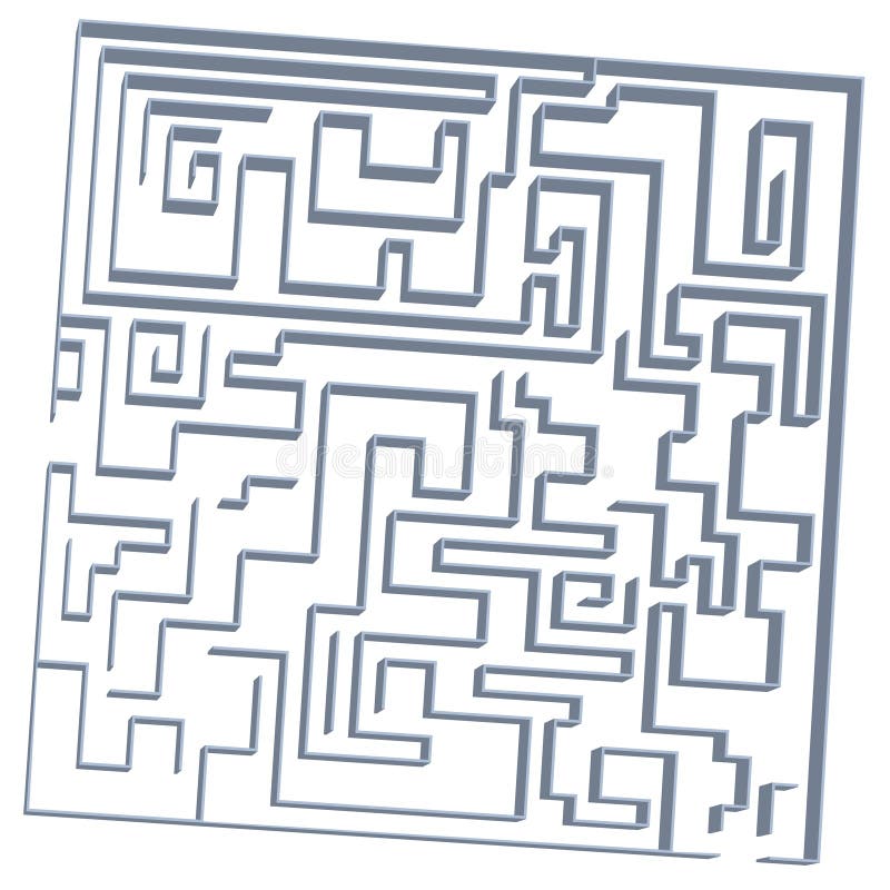 3D Labyrinth Game Stock Images - Image: 10848504