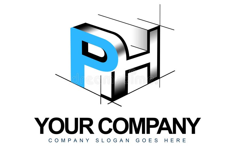 3D Letters Logo stock illustration. Illustration of company - 27438446