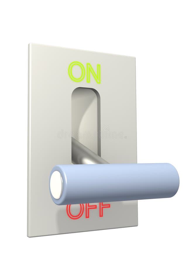 Switch lever stock vector. Illustration of trigger, shutdown - 50416730