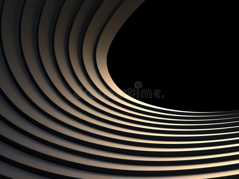 Abstract concave lines stock illustration. Illustration of background ...