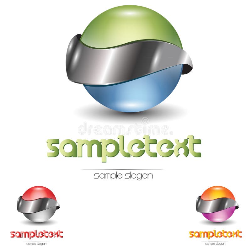 3D Logo stock illustration. Illustration of identity - 24086901