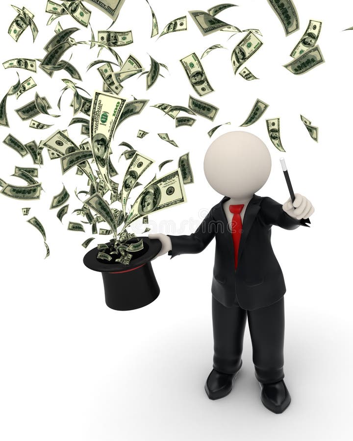 Money Magic Wand Stock Illustrations – 641 Money Magic Wand Stock ...