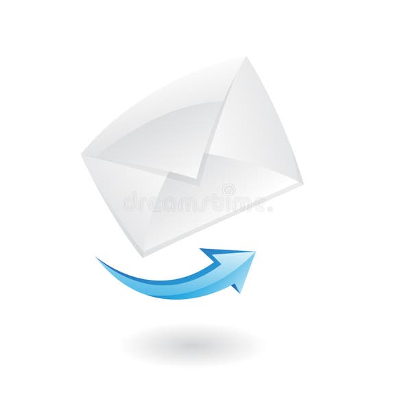 3d mail icon stock vector. Illustration of logo, email - 14977449