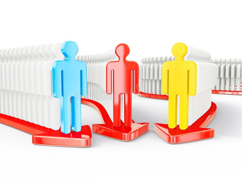 3d man stock illustration. Illustration of organized - 26643246