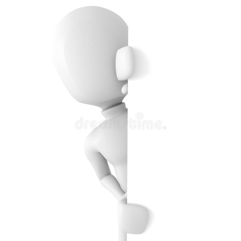 3d Man, Speaking on the Phone Stock Illustration - Illustration of hand ...
