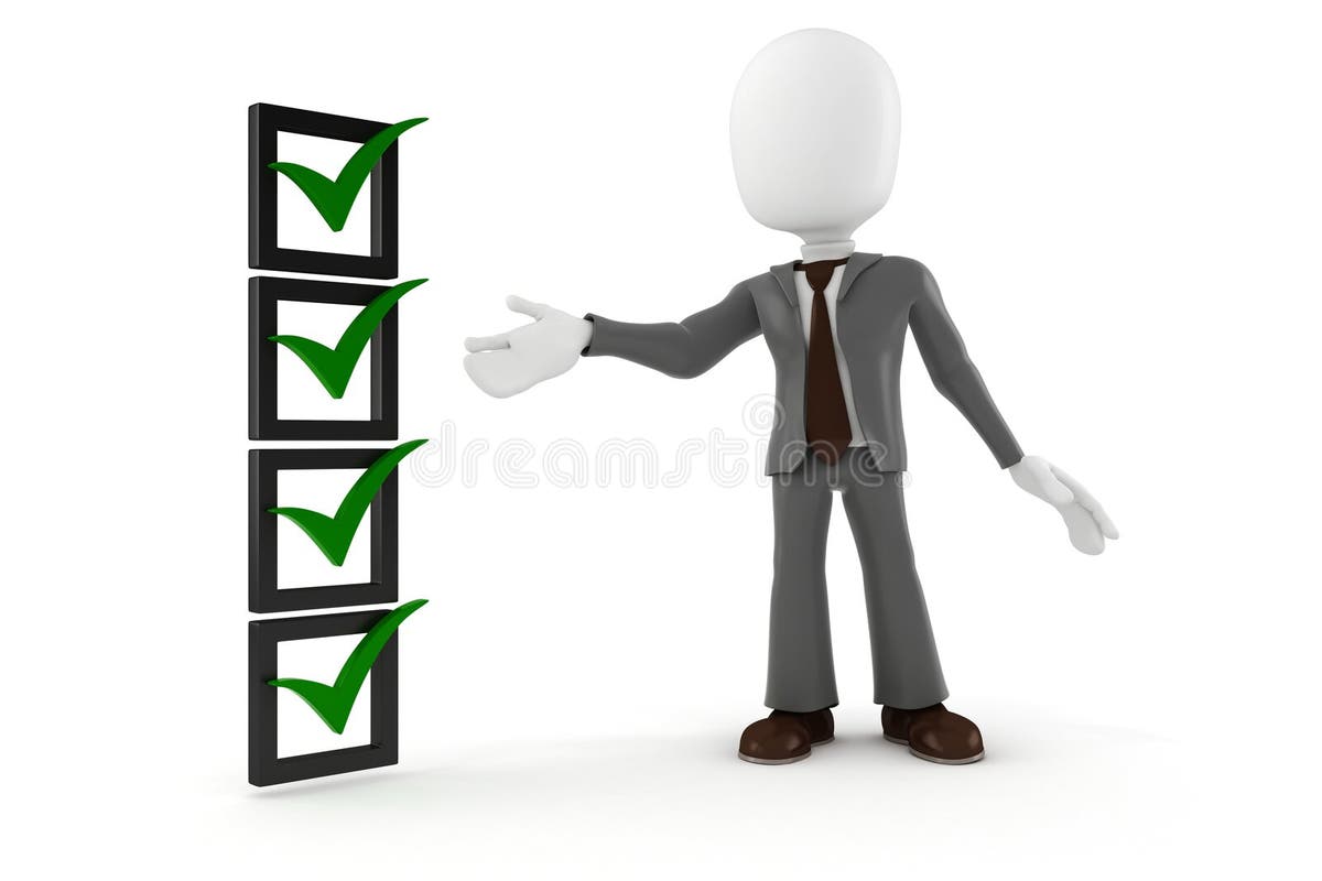 3d Man Check Stock Illustrations – 5,764 3d Man Check Stock ...