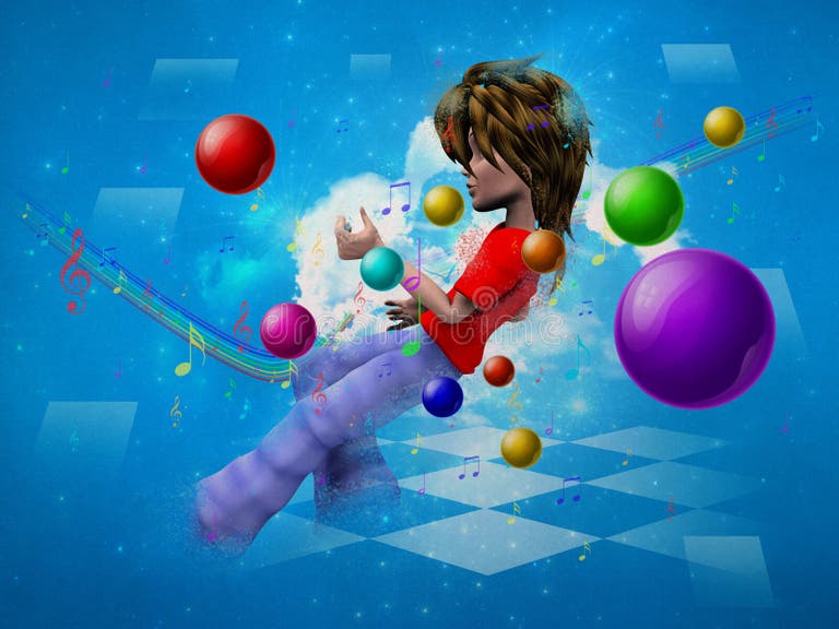 3d man dancing stock illustration. Illustration of trance - 28757727