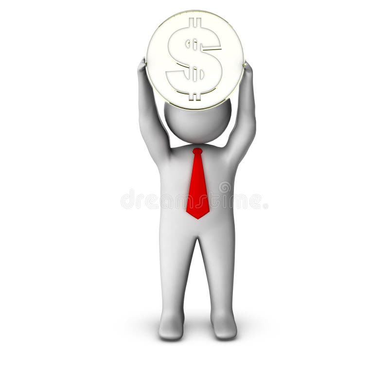 12+ 3d man dollar coin Free Stock Photos - StockFreeImages