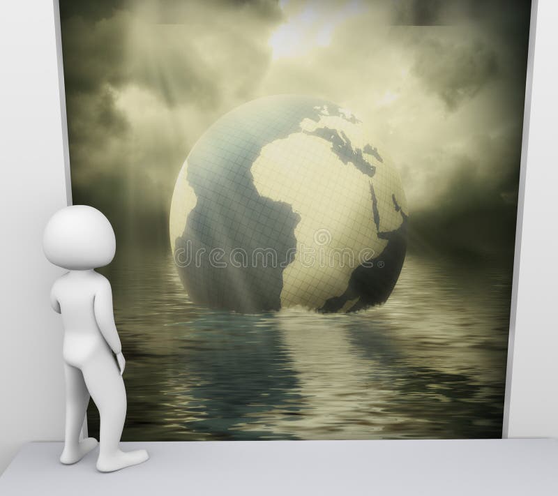 Environmental Pollution Banner Set Stock Vector - Illustration of ...