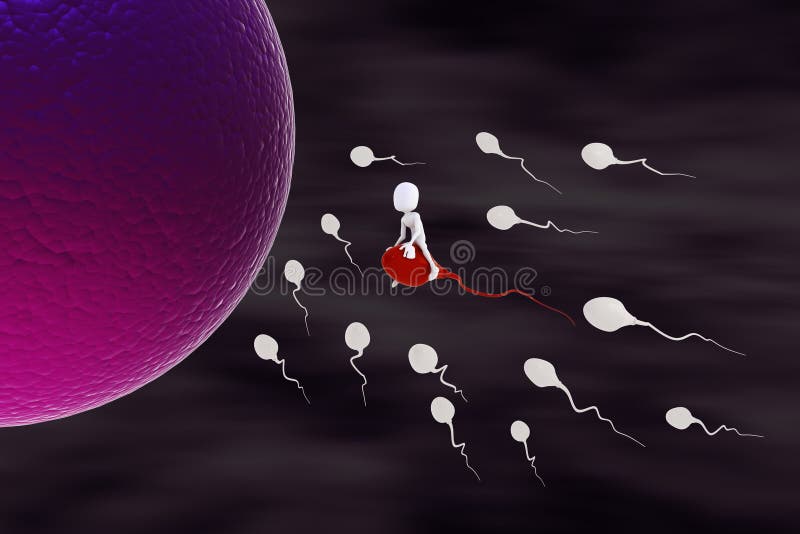 3d man fertility concept stock illustration. Illustration of abstract ...