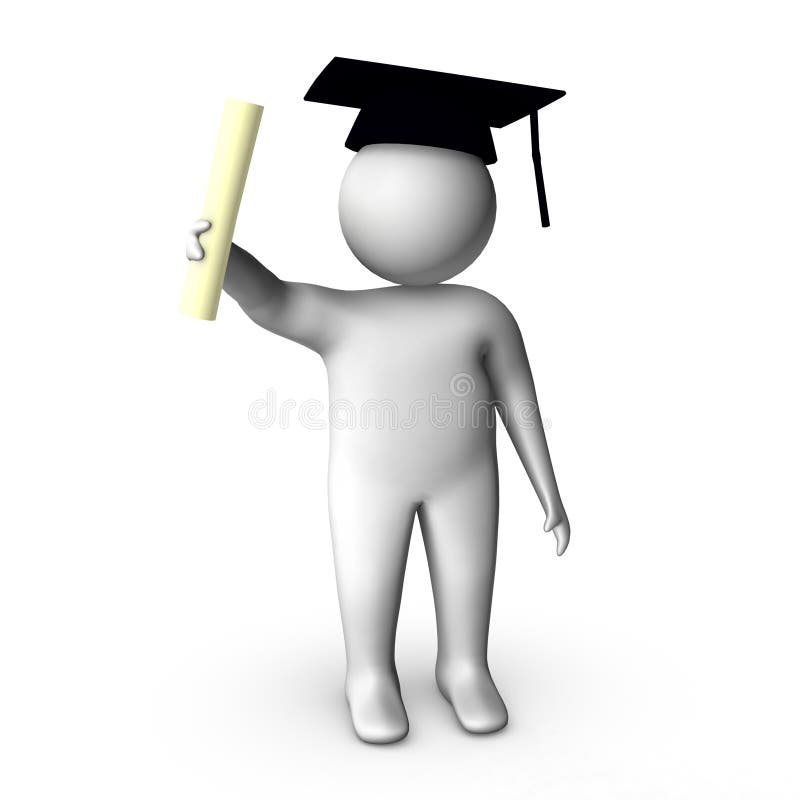 3d Man Classroom-teacher and Students Stock Illustration - Illustration ...