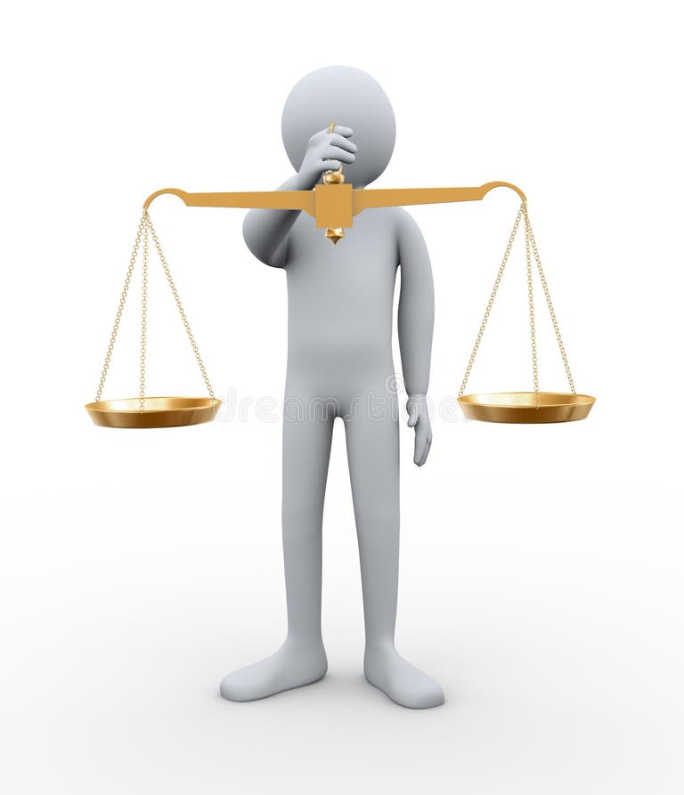 Man Holding Balance Scale Stock Illustrations – 355 Man Holding Balance ...